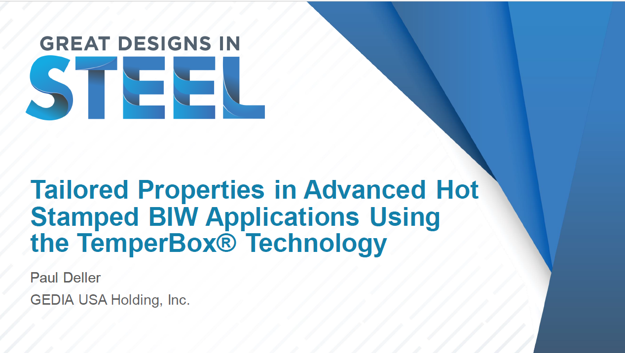 Past GDIS™ Presentations - American Iron and Steel Institute